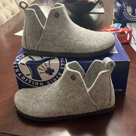 Birkenstock | Shoes | Andermatt Light Gray Birkenstocks 1n New | Poshmark